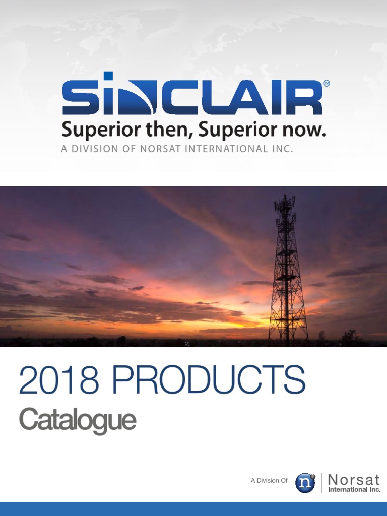 Sinclair 2018 Product Catalog | PDF | Broadcasting | Electronics