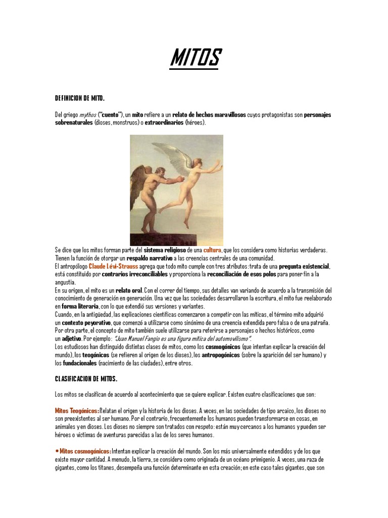 MITOS | PDF | Science | Ciencia humana