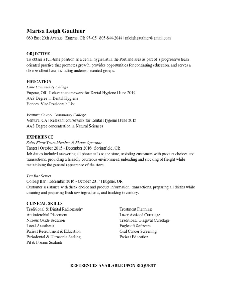 Resume Marisa Feedback Revised | PDF