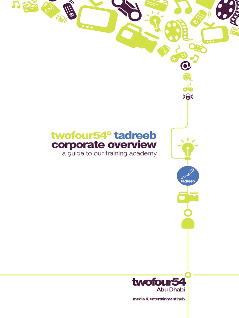Twofour54 Tadreeb Corporate Overview PDF | PDF | Entertainment | United ...