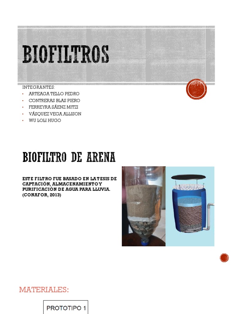 Diseño de Biofiltros para Aguas Grises | PDF | Papel | Agua