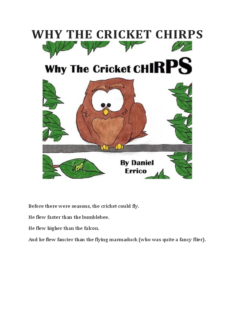 Why Crickets Chirp: A Fable | PDF