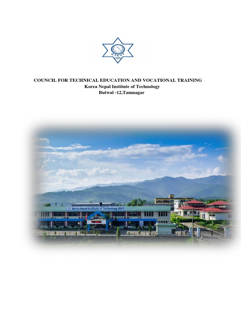 Council For Technical Education and Vocational Training Korea Nepal ...