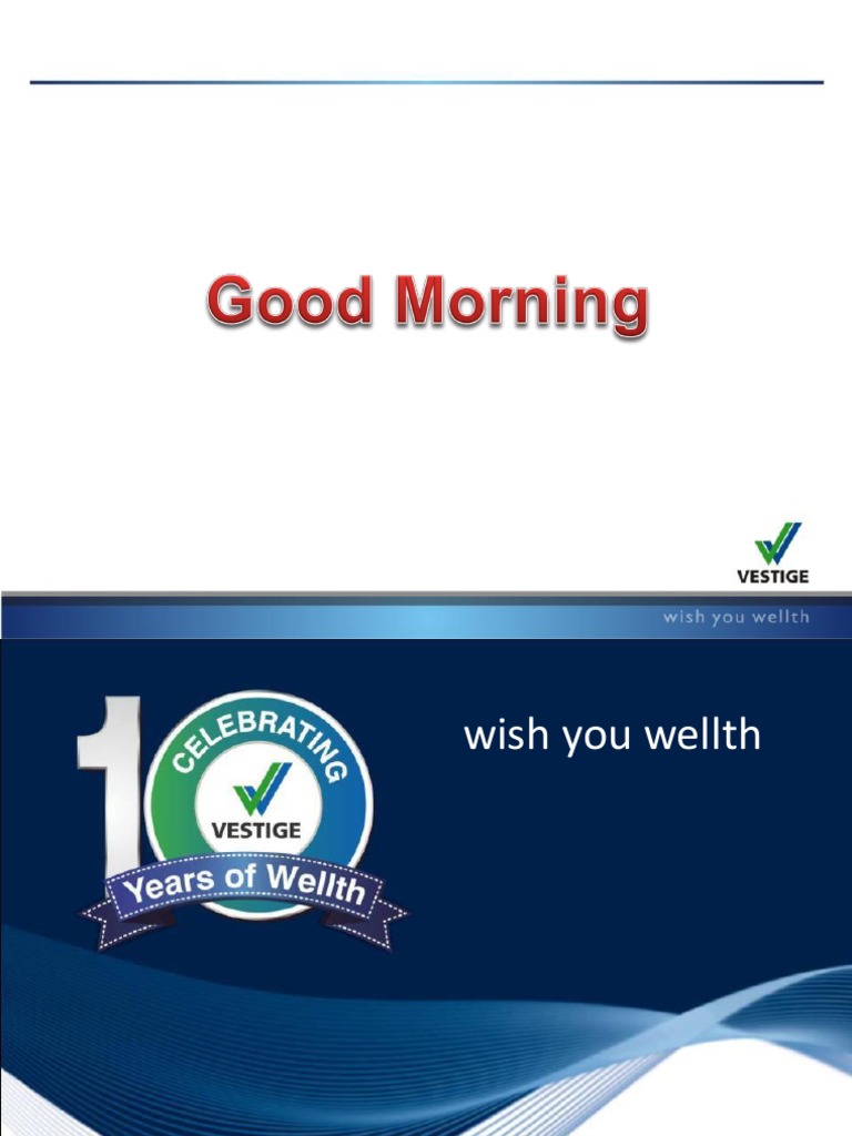 VESTIGE Home Meeting | PDF | Dietary Fiber | Diet & Nutrition