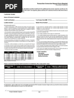 Cardholder Request Form | PDF | Credit Card | Debit Card