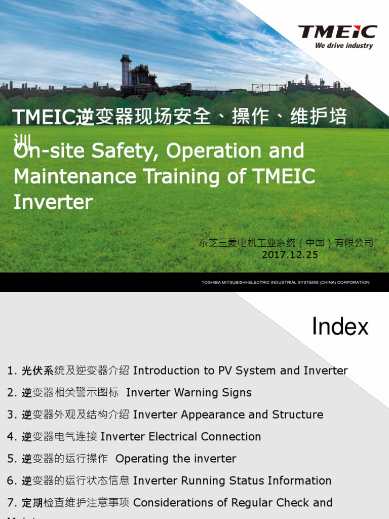 Tai Lieu Bien Tan TMEIC | PDF | Photovoltaic System | Power Inverter