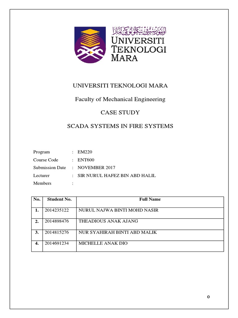 Case Study - SCADA System PDF | PDF | Scada | Instrumentation