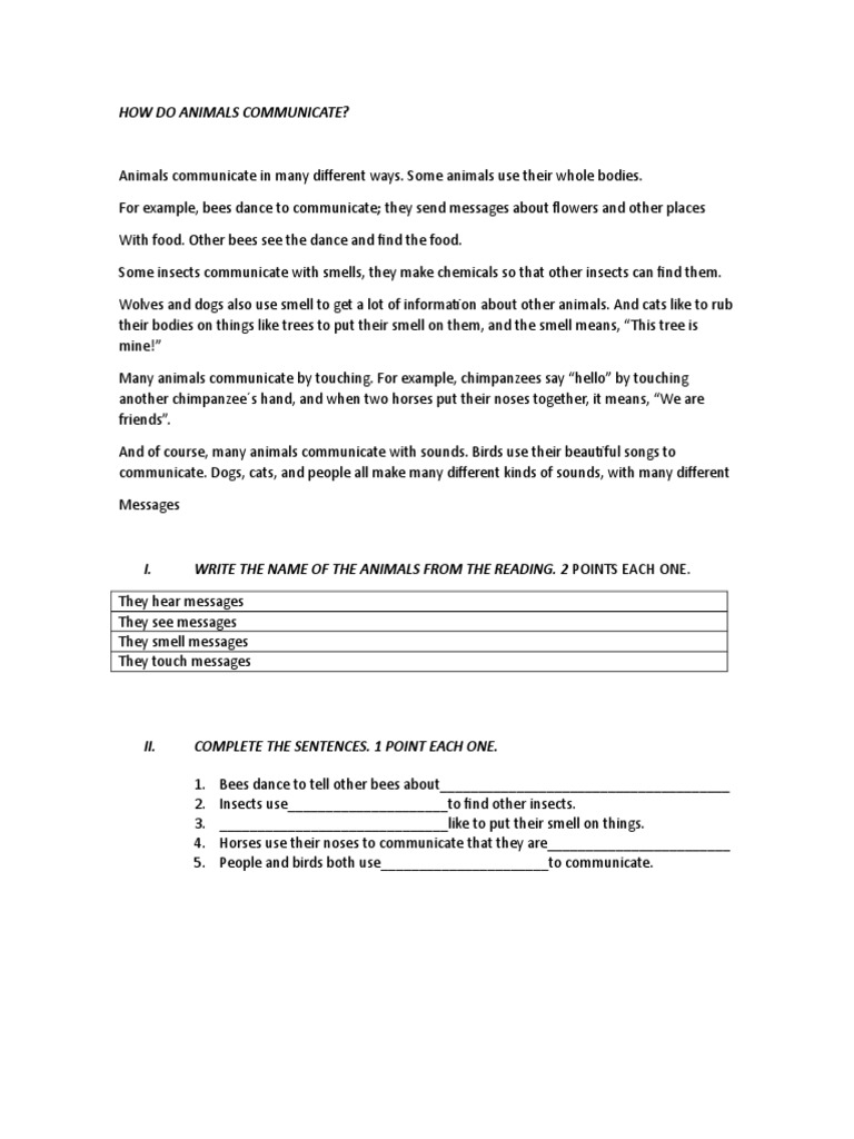 Understanding Animal Communication | PDF