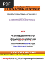 RBT T.3 Contoh Projek Mekatronik | PDF