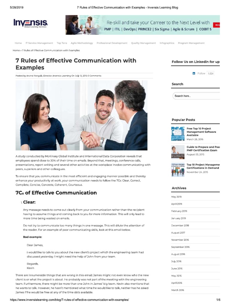 7cs With Example | PDF