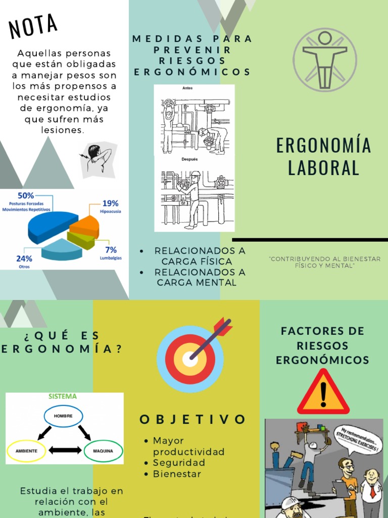 Triptico Ergonomia | PDF