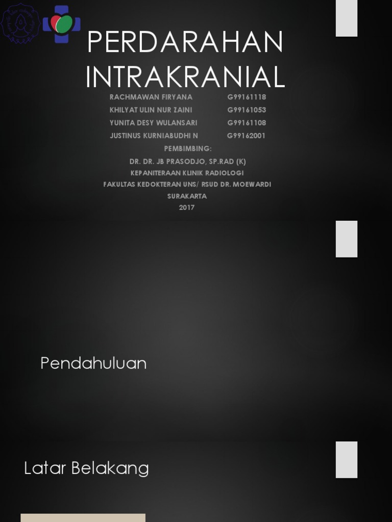 Perdarahan Intrakranial | PDF