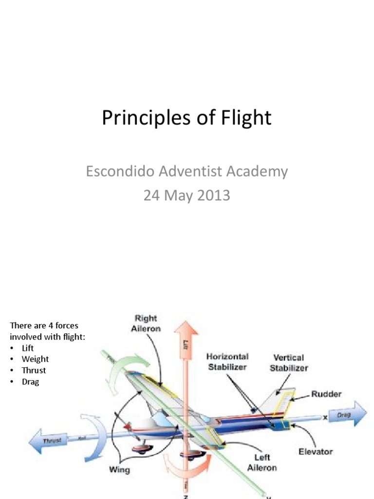 Principles of Flight | PDF | Lift (Force) | Flight Control Surfaces