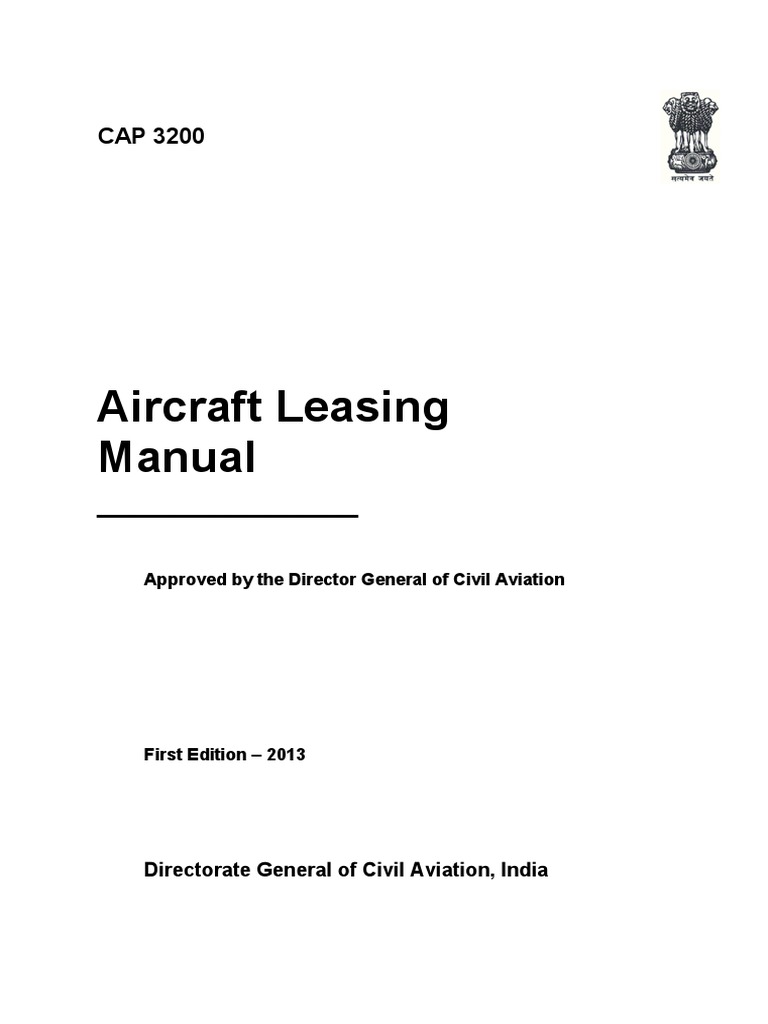 Aircraft Leasing Manual Overview | PDF | Lease | Aviation