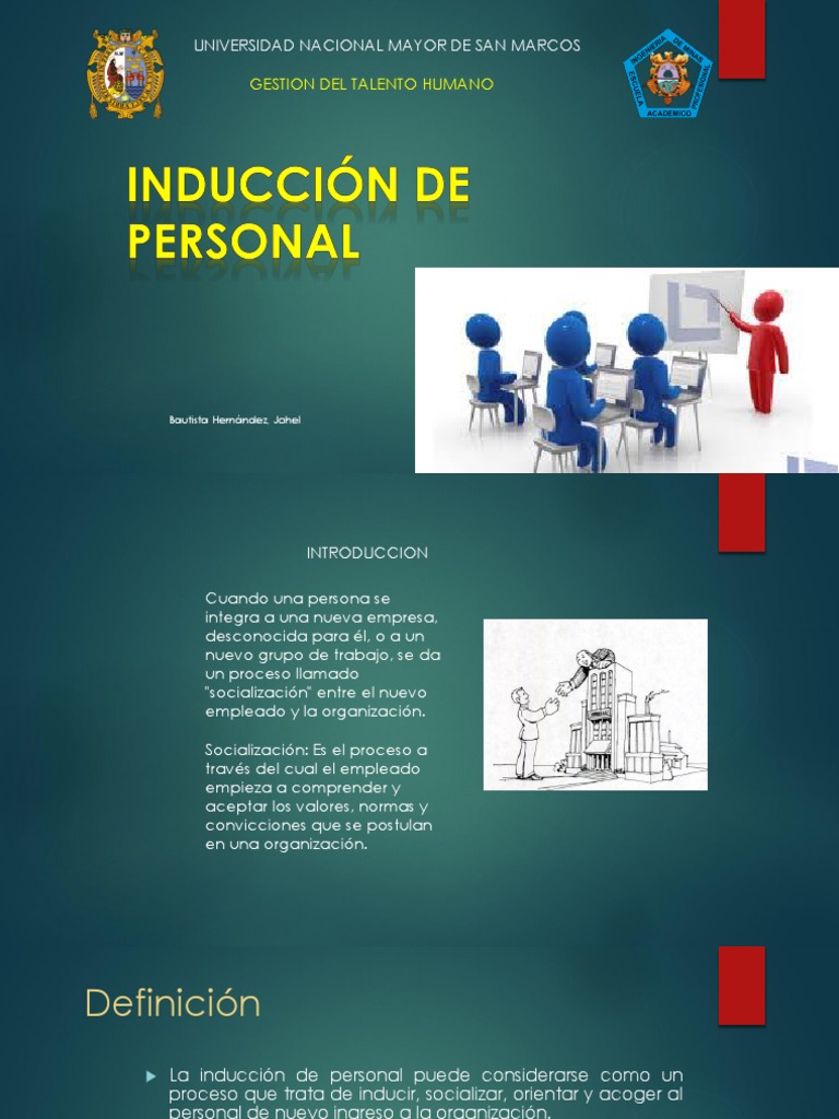 Inducción-De-personal Gestion Del Talento Humano | PDF | Razonamiento ...
