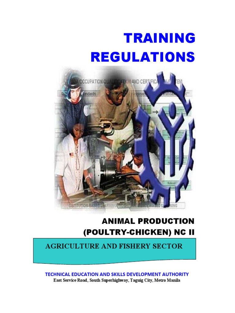 TR - Animal Production (Poultry-Chicken) NC II PDF | PDF | Occupational ...