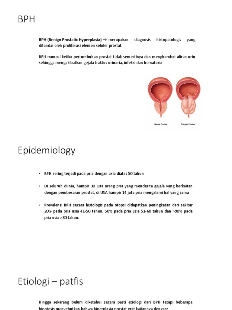 BPH (Benign Prostatic Hyperplasia) Merupakan | PDF