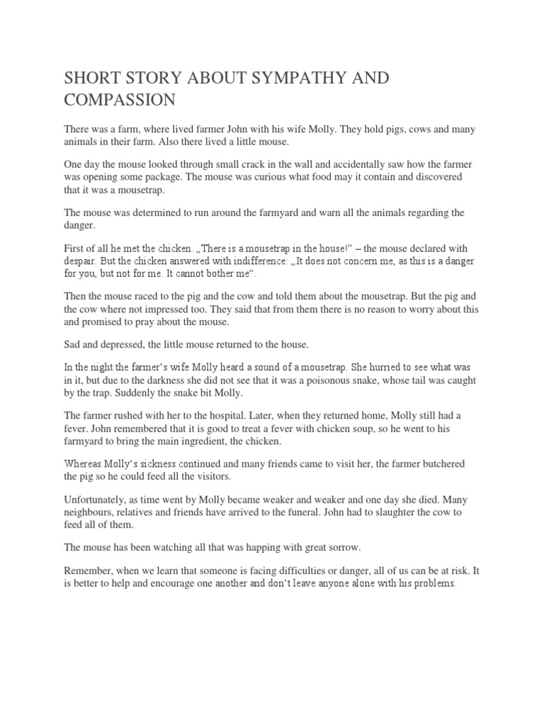 Sample of Moral Story | PDF