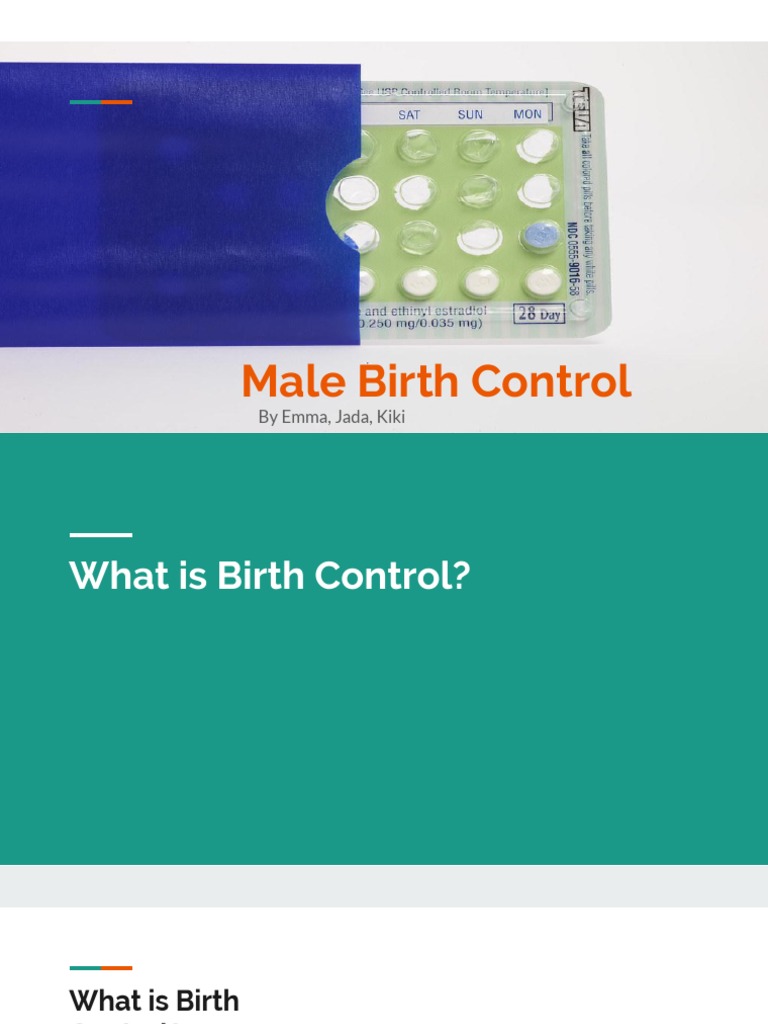 Male Birth Control Proposal Overview | PDF | Phases Of Clinical ...