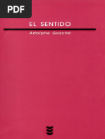 Adolphe Gesche El Sentido Dios para Pensar Viipdf | PDF