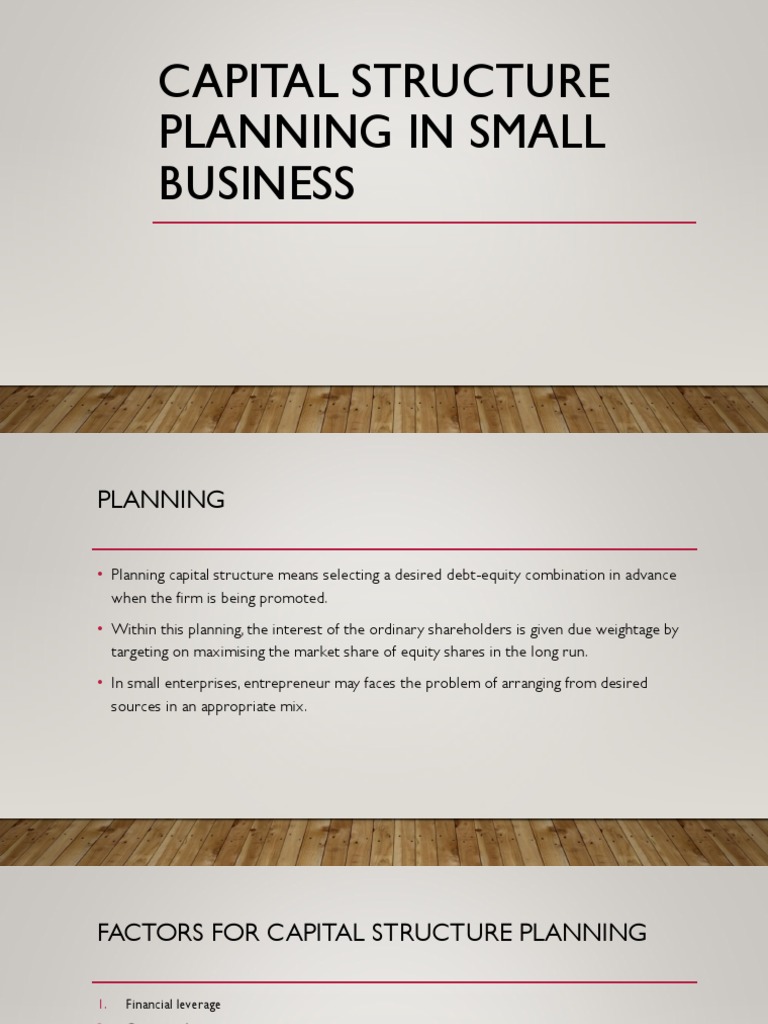 Unit III. 1 Capital Structure Planning of MSME (Autosaved) | Download ...