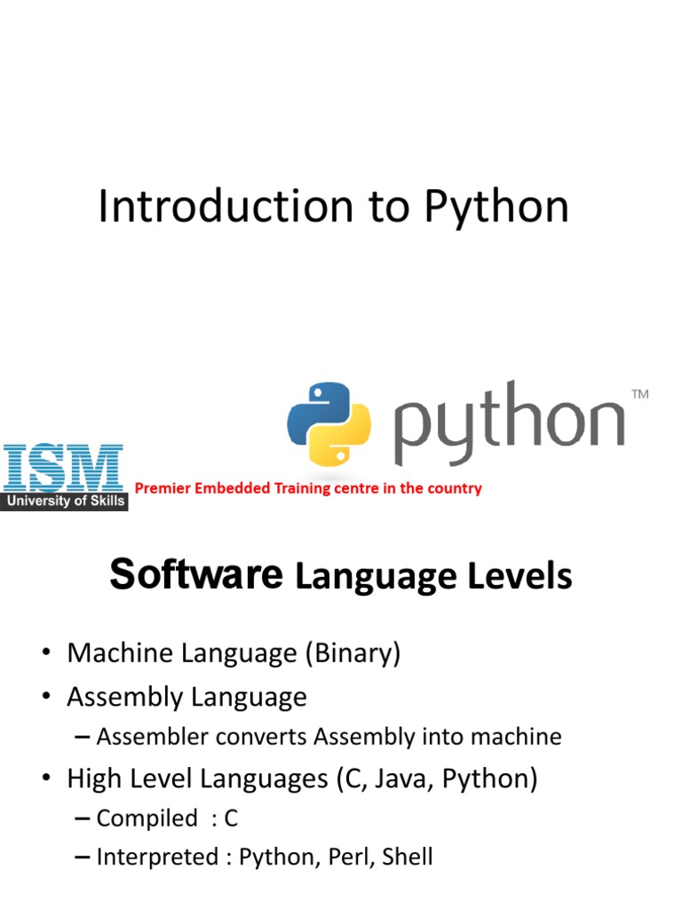 Python Day 1 | PDF | Python (Programming Language) | Integrated ...