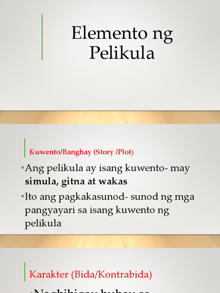 Elemento NG Pelikula | PDF