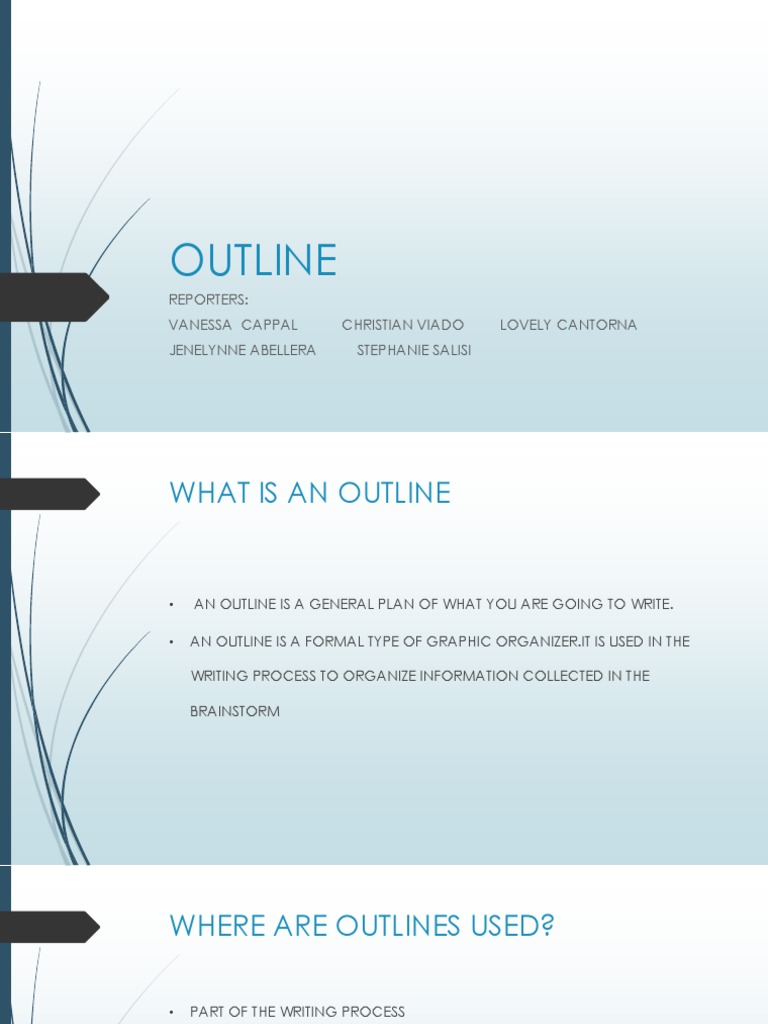 Outline (Reading and Writing) | PDF