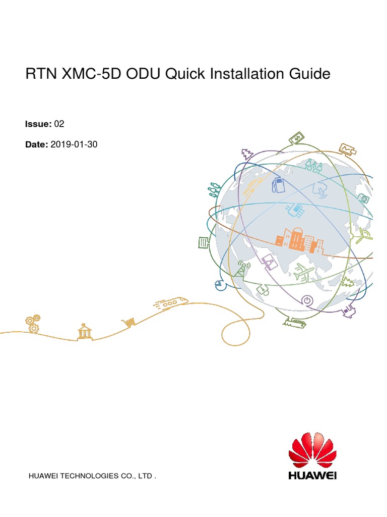 RTN XMC-5D ODU Quick Installation Guide: Issue: 02 Date: 2019-01-30 ...