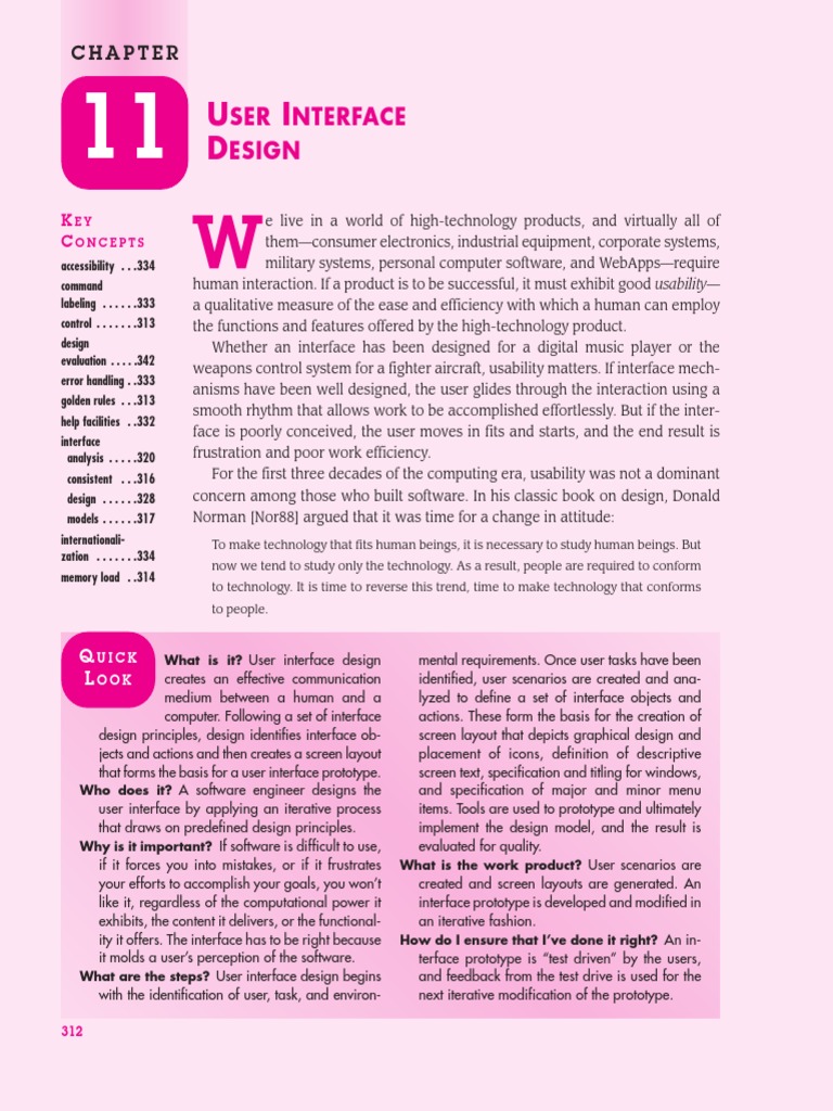 User Interface Design | PDF | Graphical User Interfaces | Usability