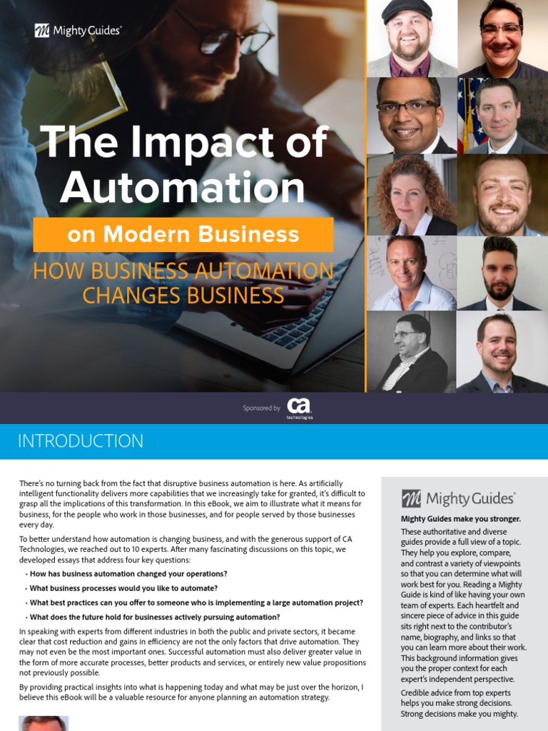 CA How Business Automation Changes Business | PDF | Automation | Pricing