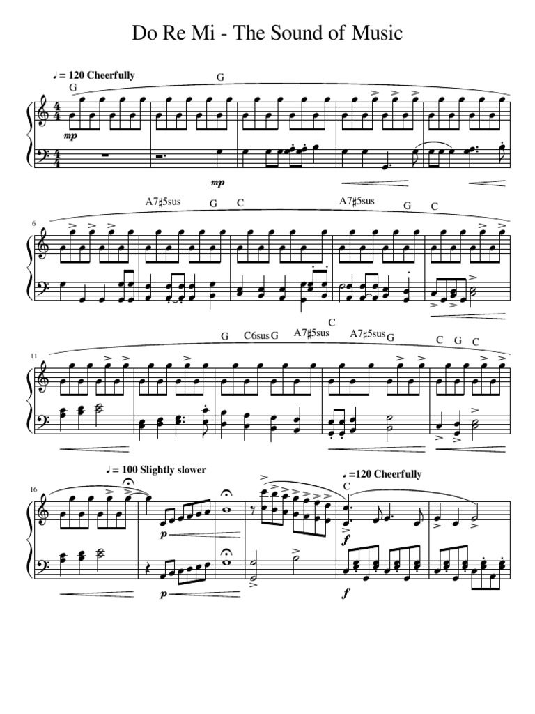 Do Re Mi The Sound of Music | PDF