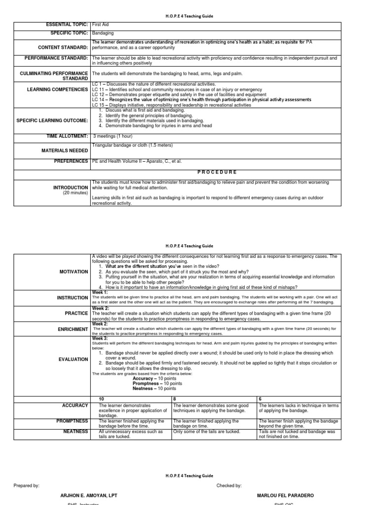 TG Hope 4 | PDF | First Aid | Learning
