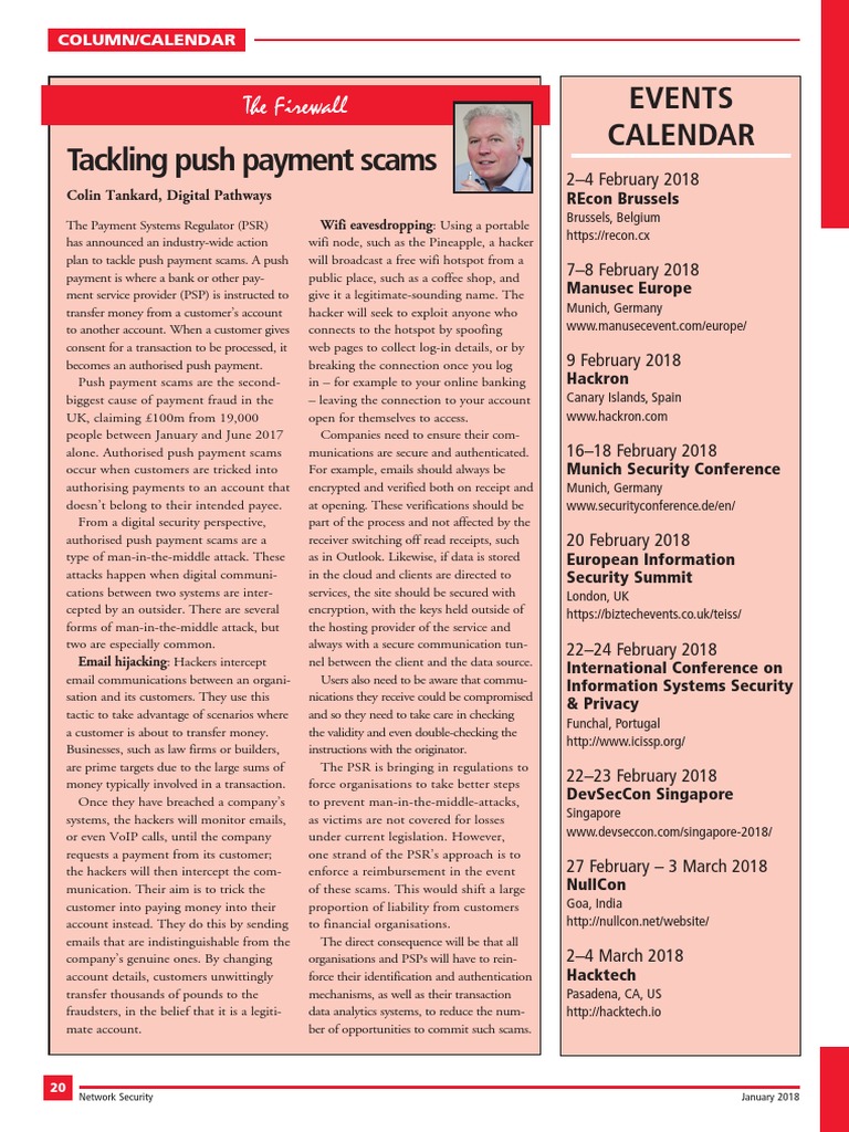 Tackling Push Payment Scams | PDF | Payments | Authentication