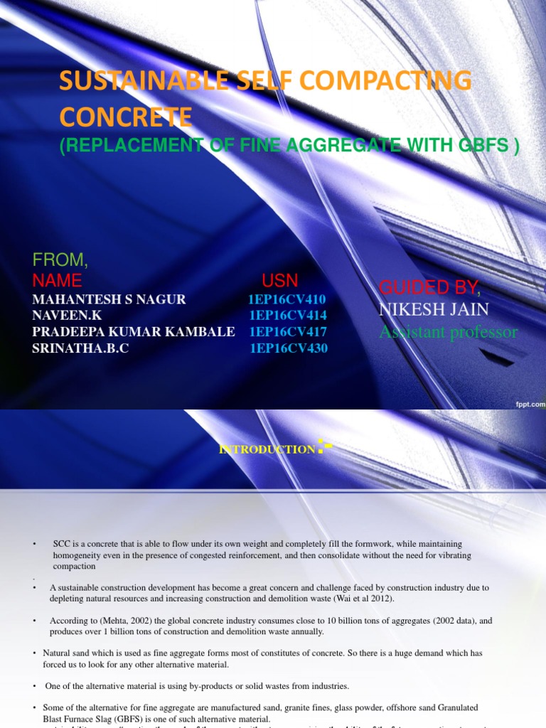 Self Compacting Concrete | PDF | Construction Aggregate | Concrete