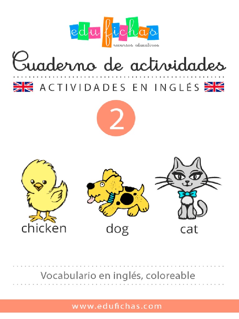 Cuadernillo Ingles Basico, Vocabulario PDF | PDF
