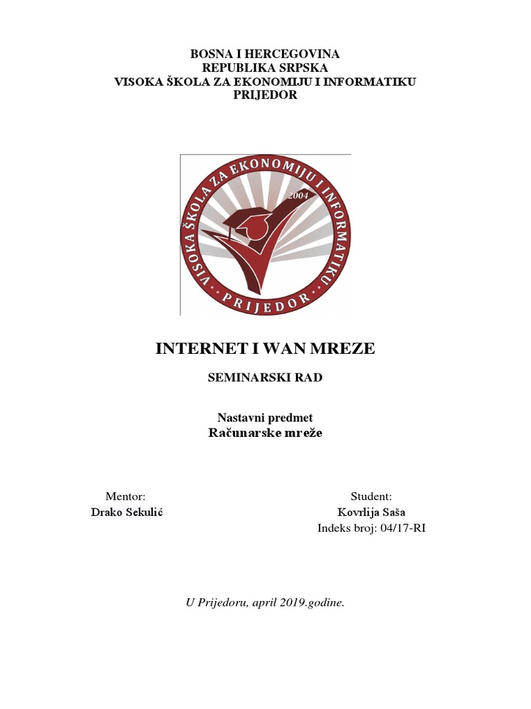 Seminarski Drustvene Mreze | PDF
