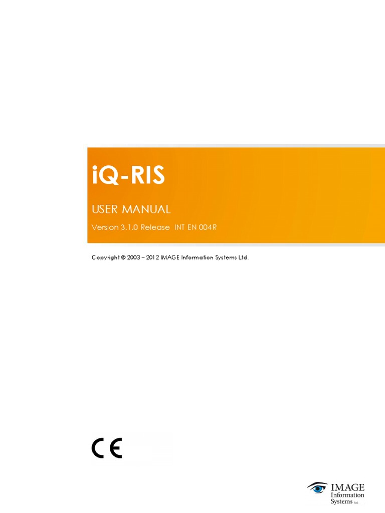 Iq-Ris 3.1.0 User Manual Int en - 004r | PDF | Electronic Health Record ...