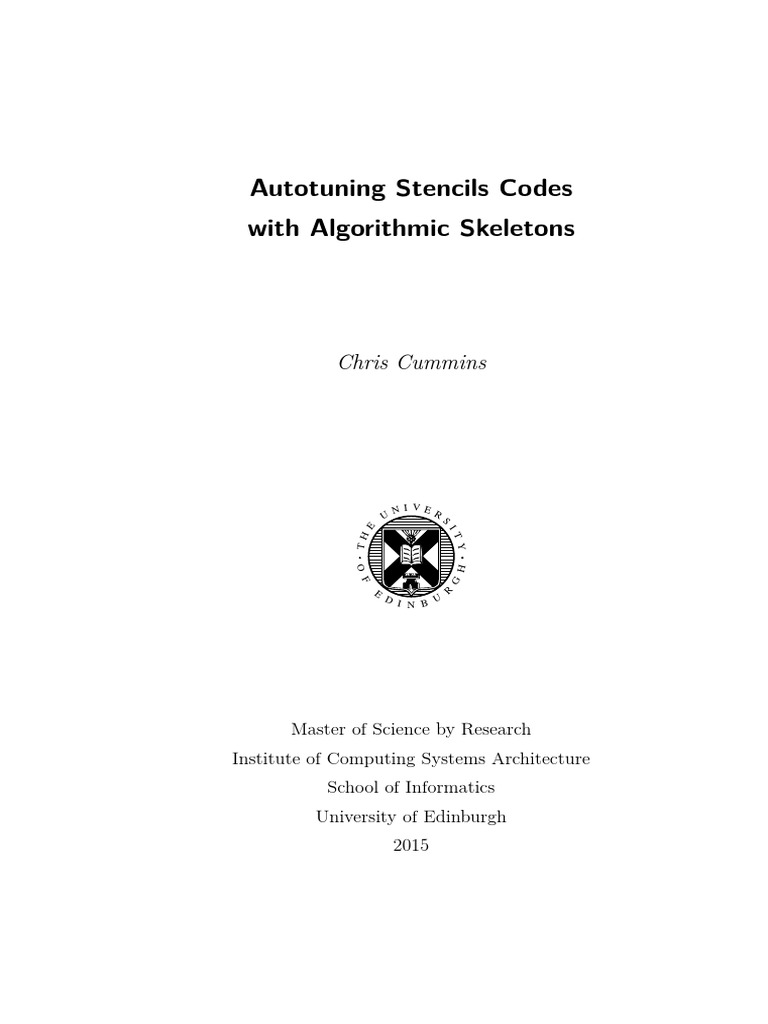 Algorithmic Skeletons Pdf Parallel Computing Program Optimization