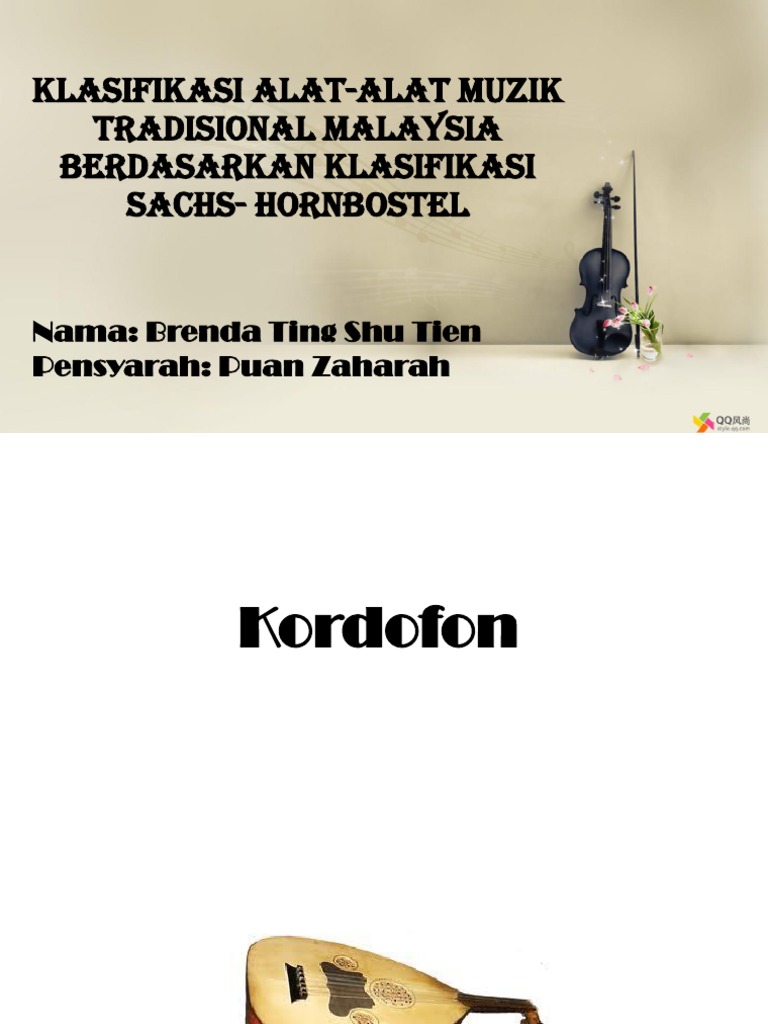 Klasifikasi Alat-Alat Muzik Tradisional Malaysia Berdasarkan ...