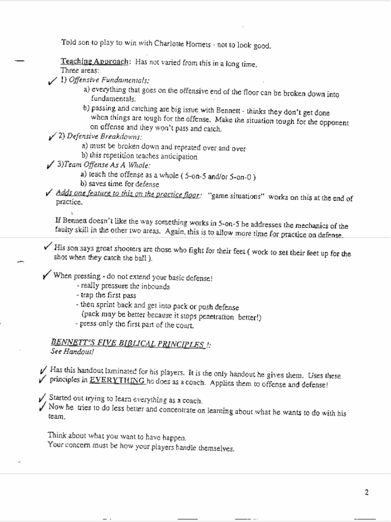 Dick Bennett Pack Line Defense | PDF