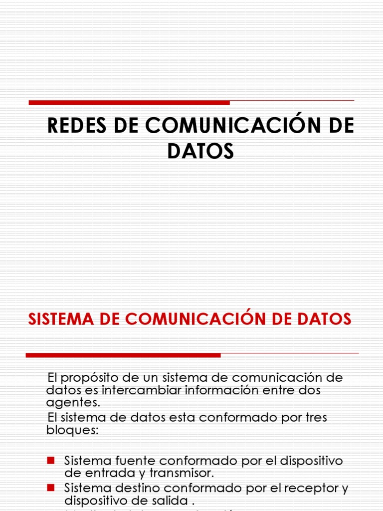 Sistema de Comunicacion de Datos | PDF | Ascii | Comunicación