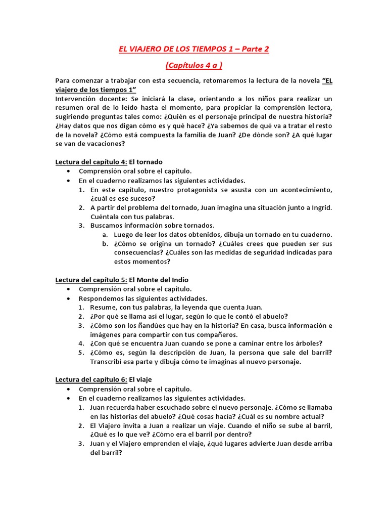 Libro El Viajero de Los Tiempos | PDF