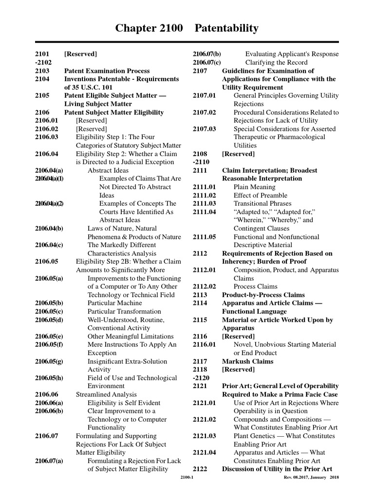 Mpep 2000 | PDF | Prior Art | Patent Claim