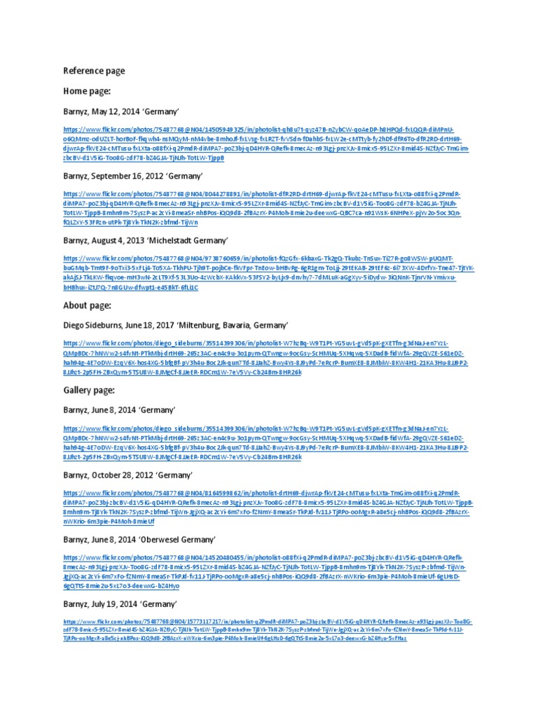 Reference Page | PDF