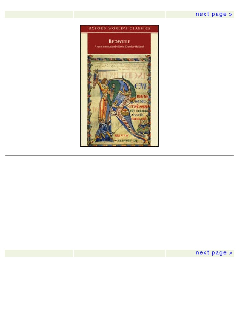 Beowulf 1999 | PDF | Beowulf | Geats