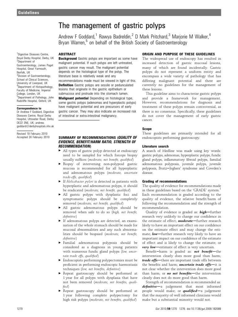 bsg-guidelines-on-the-management-of-gastric-polyps-download-gr-tis