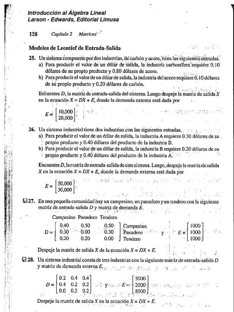 Introduccion Al Algebra Lineal Larson Edwards Edit ...
