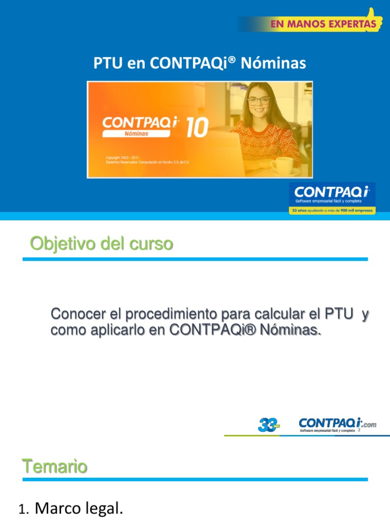 Calculo de PTU en El Sistema de CONTPAQi Nominas | PDF | Gobierno