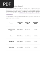 Dimensiones de Tamaños de Papel A - A0, A1, A2, A3, A4, A5, A6, A7, A8, A9, A10 - en Pulgadas y ...